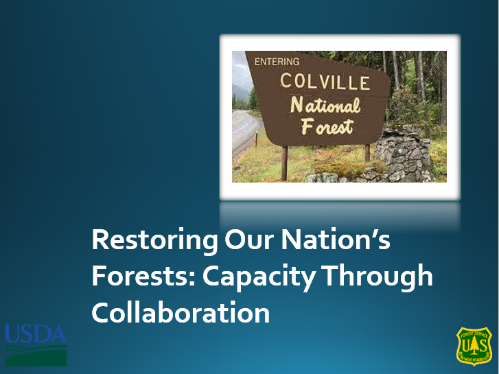 Restoring our Nation’s Forests: Capacity Through Collaboration - Forest ...