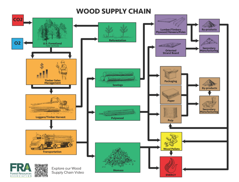 Wood Supply Chain Schematic - Forest Resources Association