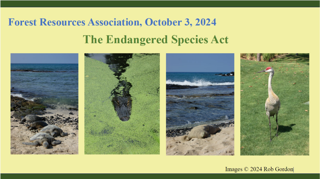 Endangered Species Act at 50 Years - Forest Resources Association
