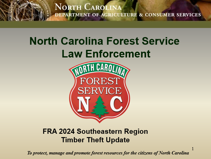 Timber Theft in North Carolina - Forest Resources Association